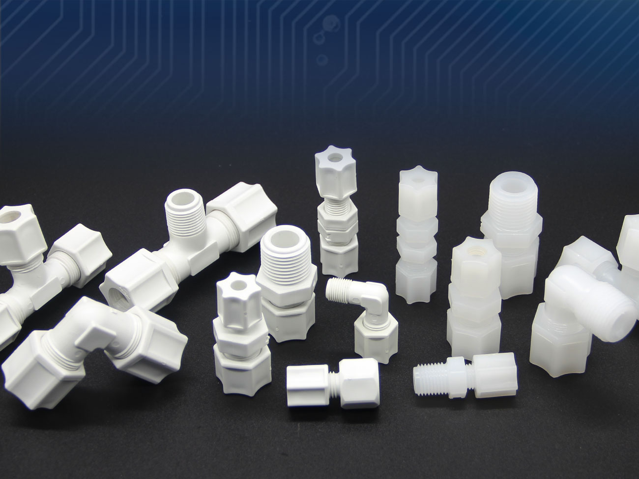 产品中心 - PFA扩口接头|PFA软管|PFA阀门|PVDF焊接接头|卡套接头|VCR接头 -【CJan/存简流体】